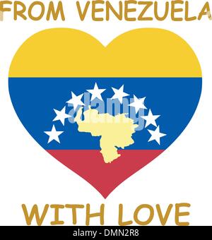 Venezuela Heart Shape Flag. Love Venezuela. Visit Venezuela. South ...