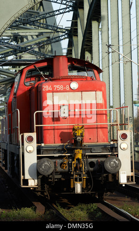 German Diesel Locomotive DB Class 294 834-7 logistics freight train ...