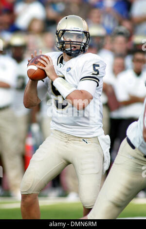 Northern Colorado quarterback Bryan Waggener (5) scrambles to gain ...