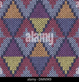 Style Seamless Color Knitted Pattern Stock Vector Image & Art - Alamy