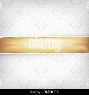 Vintage ornamented pattern Vector. Old style Victorian flourish texture ...