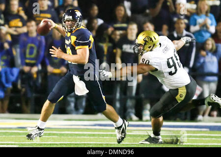 11 September 2009: Toledo quarterback Aaron Opelt (11) looks downfield ...