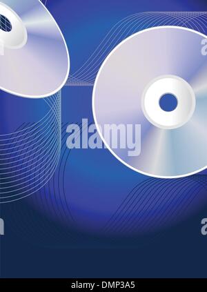 Abstract background with CDs Stock Vector Image & Art - Alamy