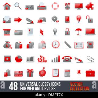 universal modern icons for web and mobile app Stock Vector Image & Art ...