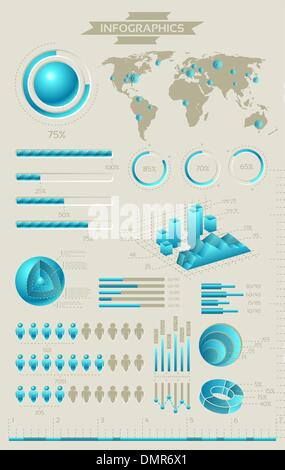 Collection and Set Infographic Elements Vector Design Eps 10 Stock ...