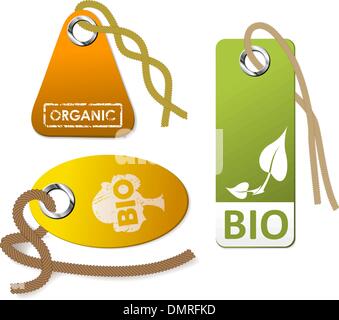 set of environmental ecological vector tags Stock Vector Image & Art ...