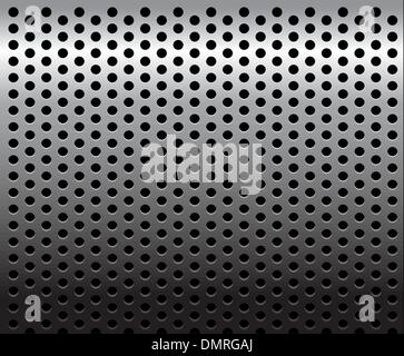 Vector black metal embossed pattern pentagon plastic grid background ...