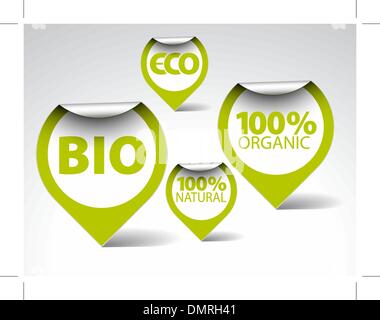 Bio & Natural Tags Stock Vector Image & Art - Alamy