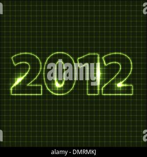 Vector New Year card 2012 Stock Vector Image & Art - Alamy