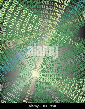 Binary code abstraction background, vector computer cloud big data Stock Vector Image & Art - Alamy