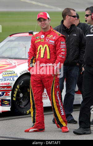 NASCAR driver Reed Sorenson before the start of NASCAR Sprint Cup ...