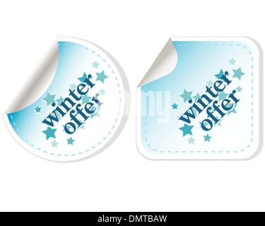Special offer stickers. Vector illustration on white background Stock ...