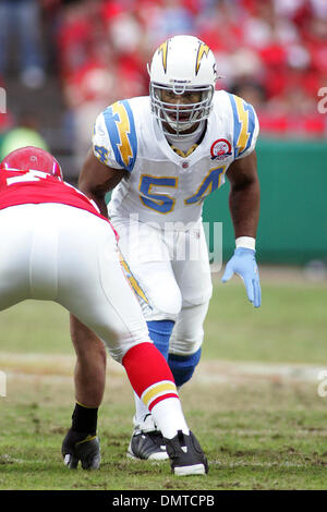 Kansas City Chiefs linebacker Cooper McDonald celebrates a tackle on a ...
