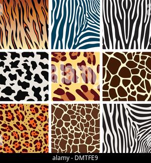 animal skin textures Stock Vector Image & Art - Alamy