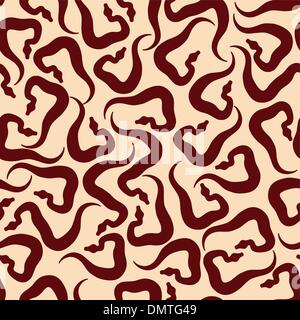 Seamless python snake skin pattern. Vector illustration Stock Vector ...