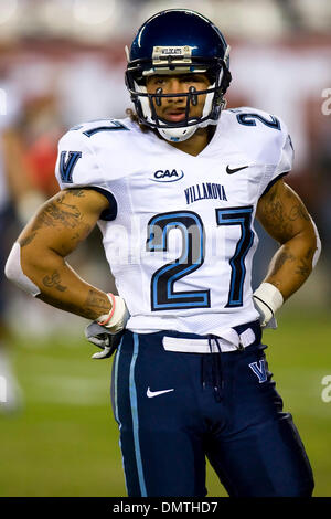 Villanova Wildcats defensive back Joshua Potts #27 celebrating his ...