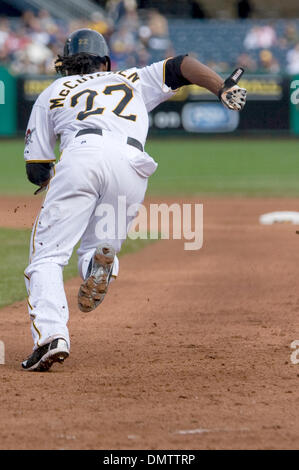 Pittsburgh Pirates' Andrew McCutchen runs the bases after hitting a ...