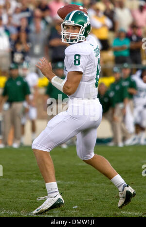 19 September 2009: Michigan State Spartans quarterback Kirk Cousins (8 ...
