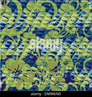 Abstract flowers frame for print on product or adult coloring book ...