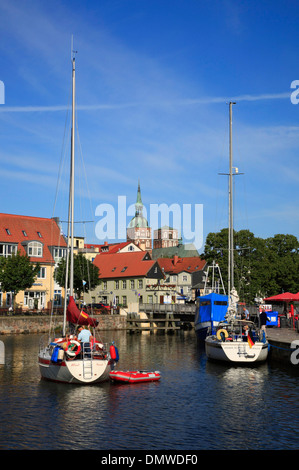Harbour, Stralsund, Baltic Sea, Mecklenburg-Western Pomerania, Germany ...
