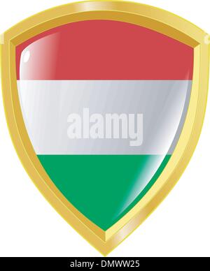 hungary flag and country coat of arms Stock Vector Image & Art - Alamy