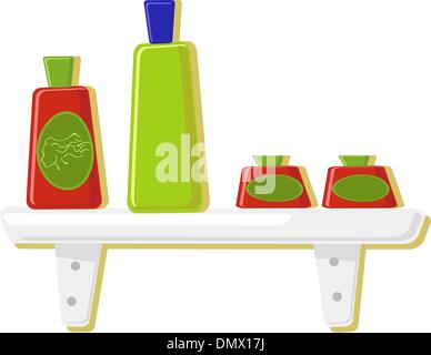 Woman perfume, illustration, vector on white background Stock Vector ...