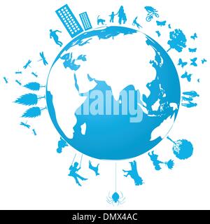 blue planet design Stock Vector Image & Art - Alamy