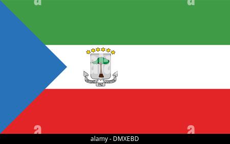 Flag of Equatorial Guinea. Republic of Equatorial Guinea national ...