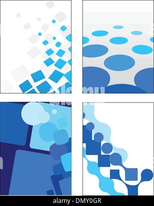 Collection of abstract patterns in the mosaic set. Square scraps in ...