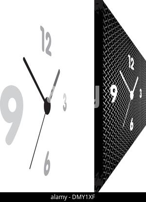 clock with perspective Stock Vector Image & Art - Alamy