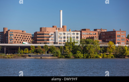 WASHINGTON, DC, USA - Waterfront buildings in Georgetown and elevated ...