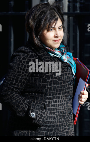 Sayeeda Warsi, Baroness Warsi attends the weekly cabinet meeting at No ...