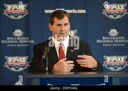 December 17, 2013: Charlie Partridge speaks during a press conference ...