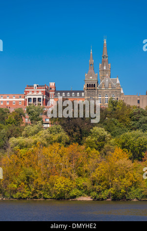 Healy Hall on Georgetown University campus in Washington DC USA Stock ...
