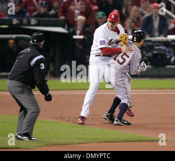 Detroit Tigers Brandon Inge in a game against the Cleveland Indians at ...