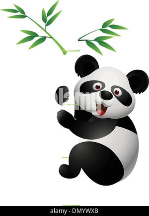Cartoon panda climbing tree Stock Vector Image & Art - Alamy