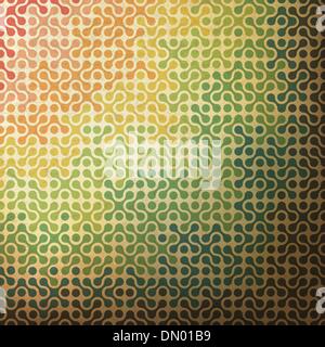 Abstract 1970's 1980's 1960's background with circles element and retro ...