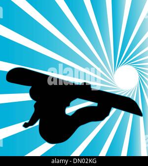 Snowboarder icon, outline style Stock Vector Image & Art - Alamy