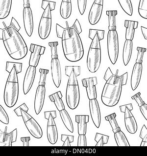 Dynamite seamless pattern. Explosive background. Vector texture Stock ...
