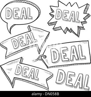 Purchase and Sale. Shopping Labels, Vector Design Elements Set for You ...