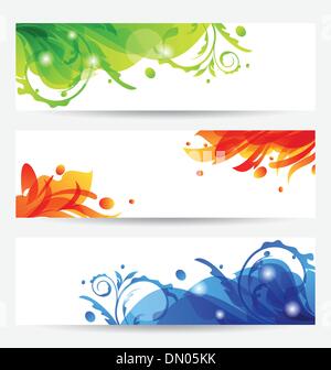 Set brochure templates with flower frames Stock Vector Image & Art - Alamy
