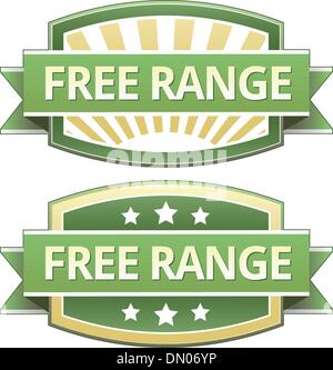 Free range eggs label icon. Farm fresh product. Vector stock ...