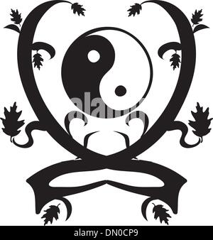 Letter S Yin Yang Stock Vector Image & Art - Alamy