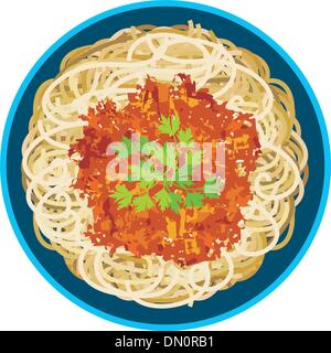 Eating spaghetti with tomato sauce, basil and mushrooms, sequence game ...
