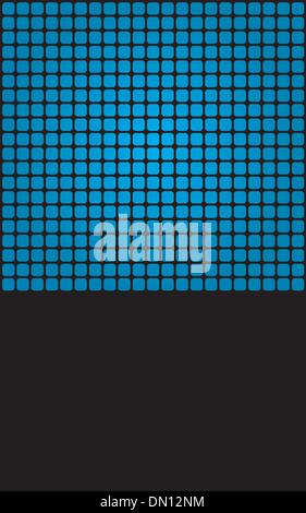Square grid with 5 by 5 squares, grid blue and black color vector ...