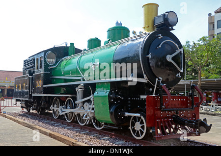 Swiss built steam locomotive in Chiang Mai,Thailand Stock Photo - Alamy