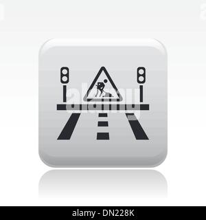 Vector illustration of single road icon Stock Vector Image & Art - Alamy