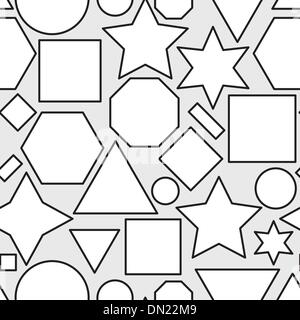 Geometric circle seamless star pattern. Abstract texture for textile ...