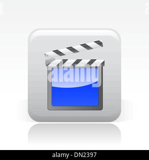 Vector illustration of single isolated ciak icon Stock Vector Image ...