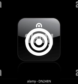 Vector illustration of single Target icon Stock Vector Image & Art - Alamy